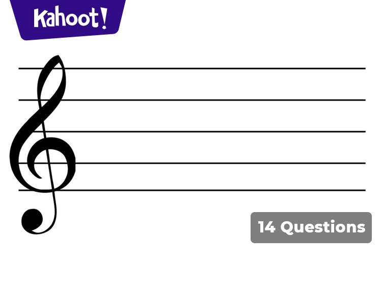 Treble Clef Notes - Kahoot! Quiz