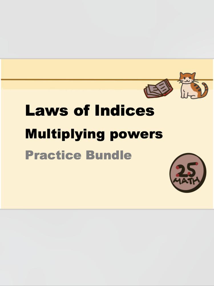 Laws of indices: Multiplying powers - Kahoot! Course