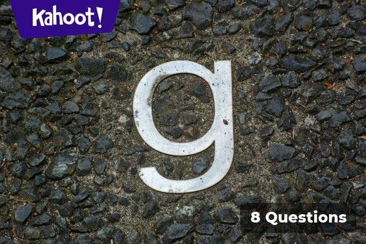 Bokstaven Gg - Kahoot! Quiz