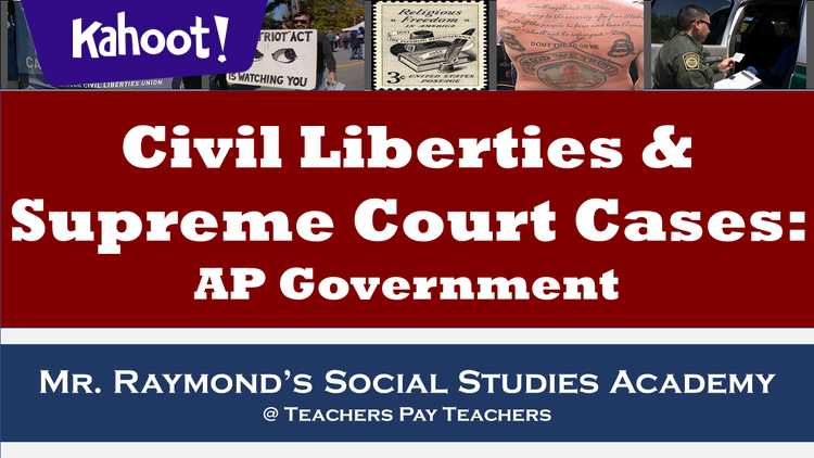 AP Government Civil Liberties - Kahoot! Quiz