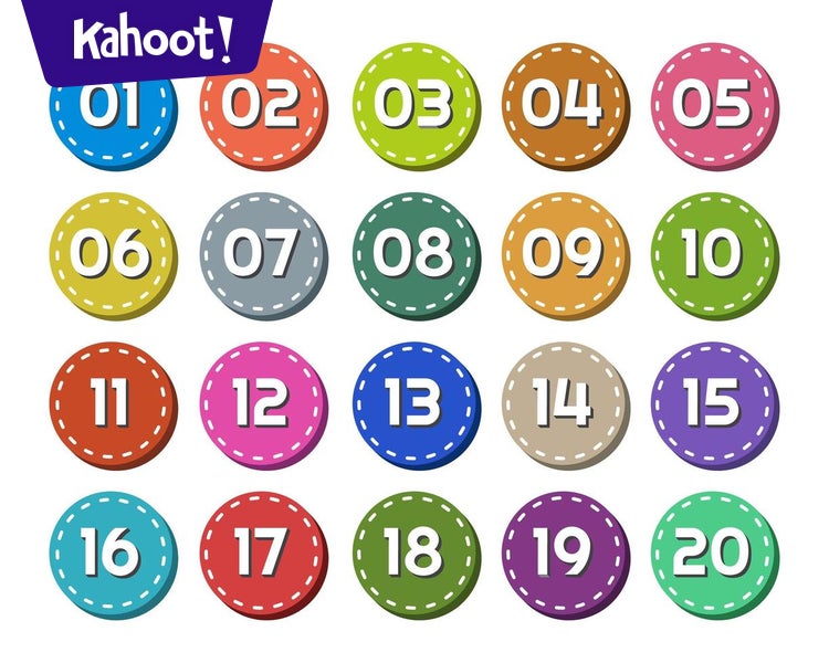 Numbers 1-20 - Kahoot! Quiz