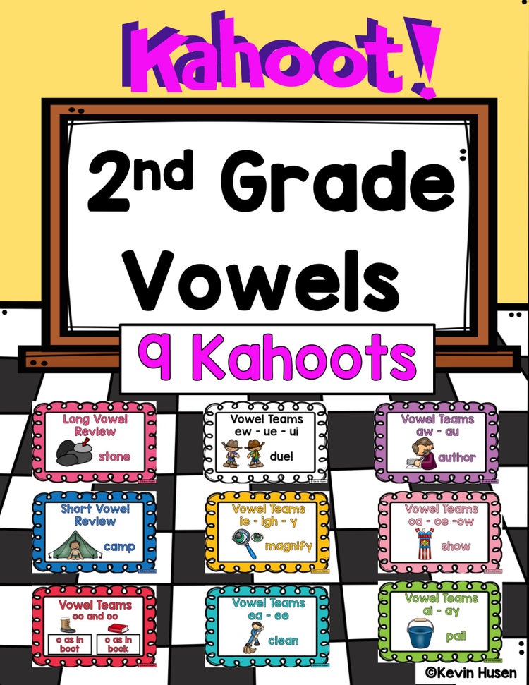 2nd Grade Vowels Course (Second Grade Language Arts) 9 Kahoots ...