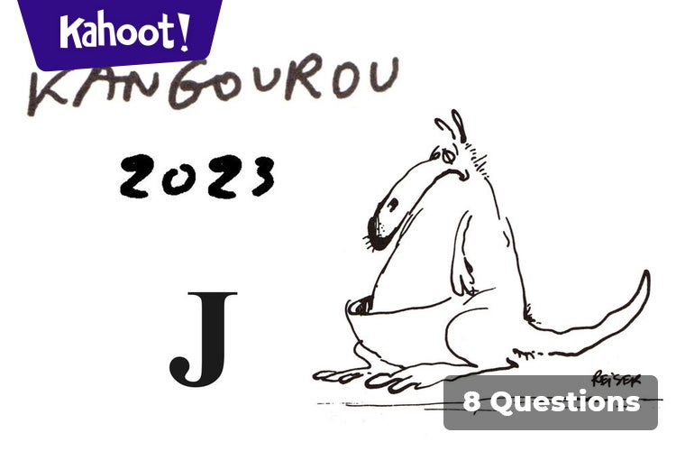Kangourou 2023 - Sujet J - Extraits - Kahoot! Quiz
