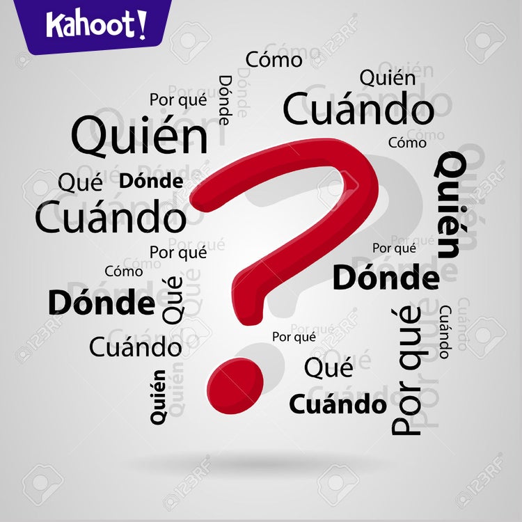 Las palabras interrogativas (Question Words) - Kahoot! Quiz