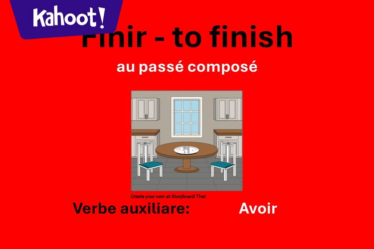 Finir au passé composé - Niveau 7 - Kahoot! Quiz