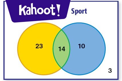 Conditional Probability Venn Diagrams and Two Way Tables - Kahoot! Quiz