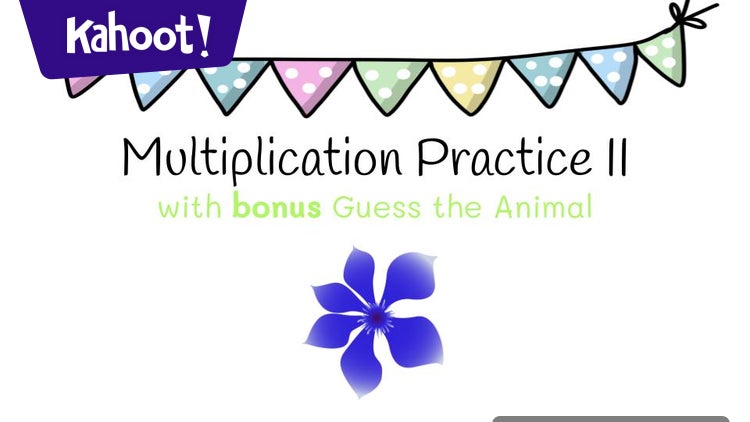 Multiplication & Animals II - Kahoot! Quiz