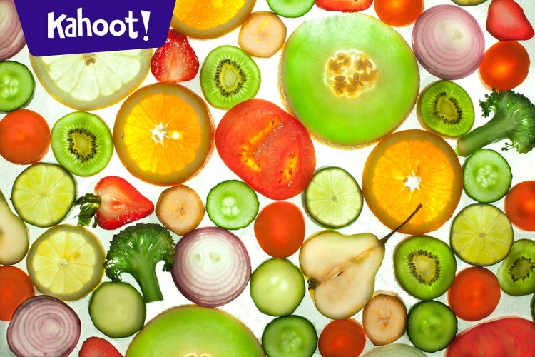 Fruit and Vegetables in French - Kahoot! Quiz