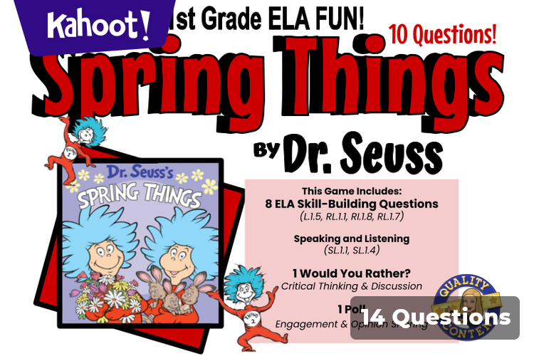 Spring Things ~ ELA 10 Questions - Kahoot! Quiz