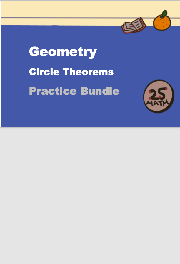 Geometry: Circle Theorems - Practice Bundle - Kahoot! Course