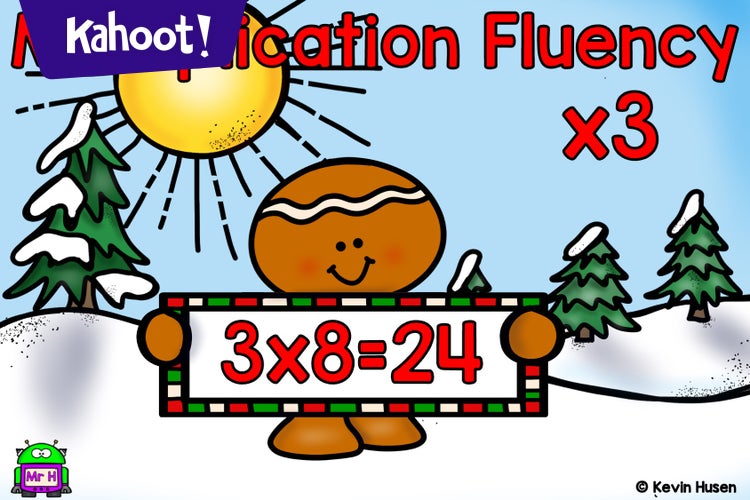Multiplication Fluency X3 (December Holiday Christmas 3rd Grade Math ...