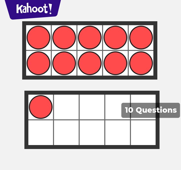 Ten Frame (Teen Numbers) extra time - Kahoot! Quiz