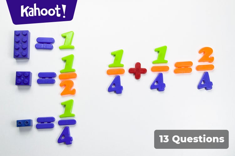 Adding and subtracting fractions 1 - Kahoot! Quiz