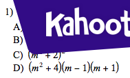 Factoring Trinomials - Kahoot! Quiz