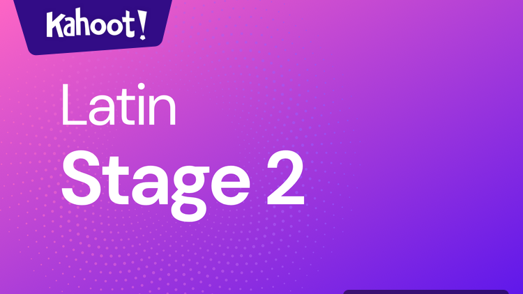 Latin Stage 2 Vocabulary - GCSE Latin CLC - Kahoot! Quiz