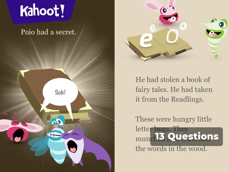 Reading comprehension: Chapter 1, Poio and the Readlings 🇺🇸🇬🇧 - Kahoot ...