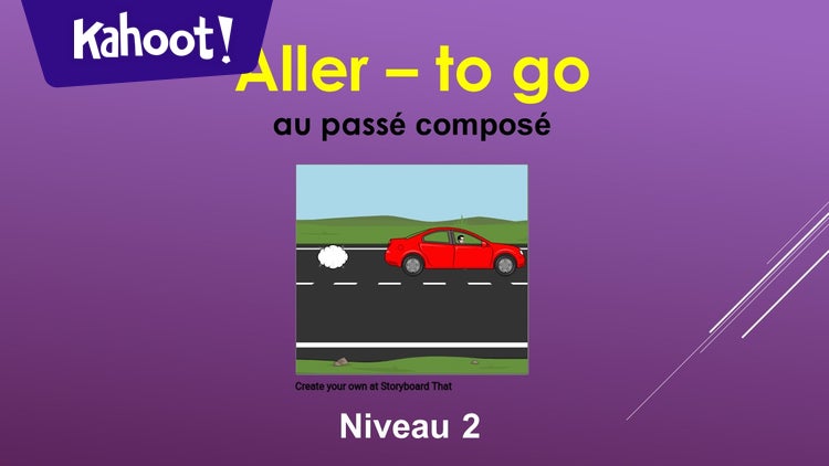 Aller au passé composé - Niveau 6 - Kahoot! Quiz