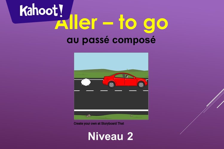 Aller au passé composé - Niveau 6 - Kahoot! Quiz