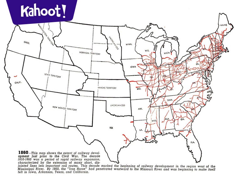 UNIT 6 AMERICANS IN THE MID-1800s TCI - Kahoot! Quiz
