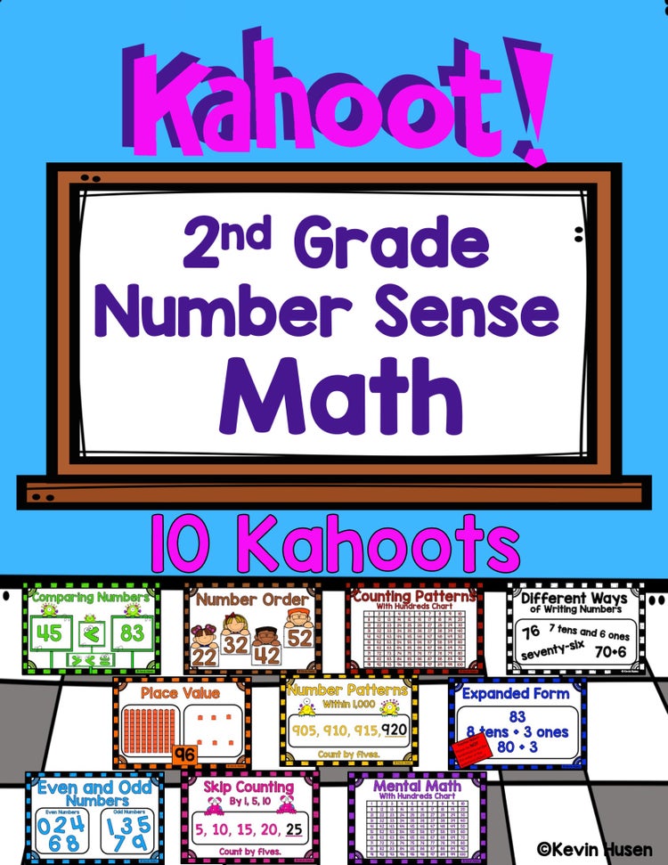 Number Sense and Place Value (2nd Grade Math Course) 10 Kahoots! $3.00 ...