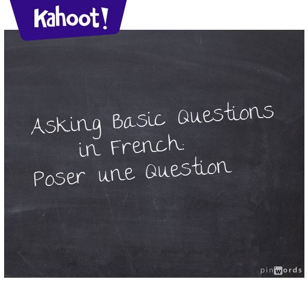 D'accord I 6B.2 RE verbs - Kahoot! Quiz