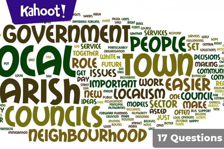 Local Government Questions - Kahoot! Quiz