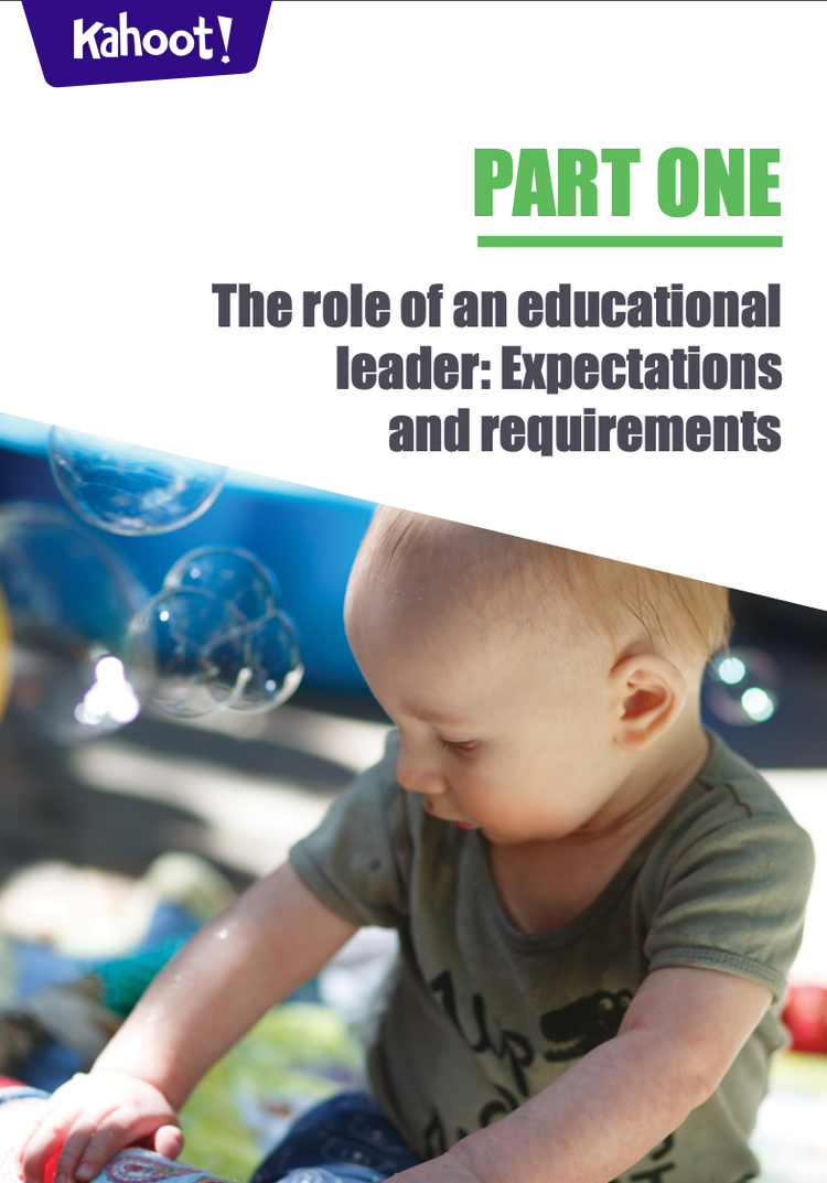 The Educational Leader Resources Part 1 - Kahoot! Quiz