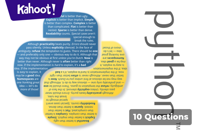 Duplicate of Python - Kahoot! Quiz