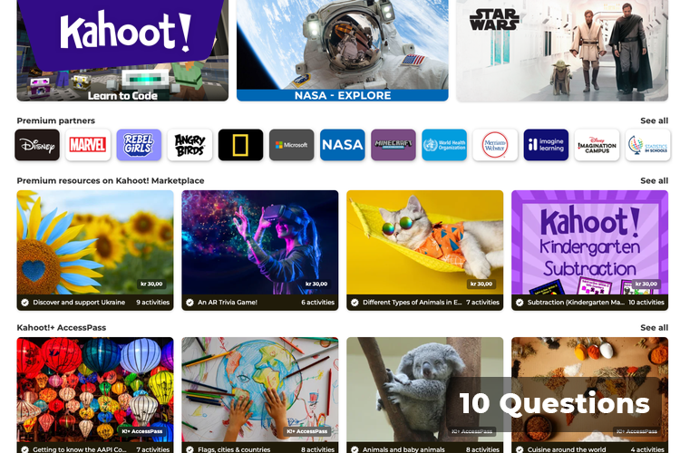 Courses - Kahoot! Quiz