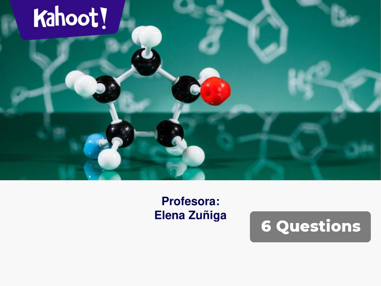 introducción a la química orgánica - Kahoot! Quiz