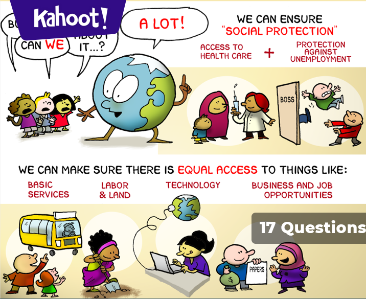 Global goals comic review (1) - Kahoot! Quiz