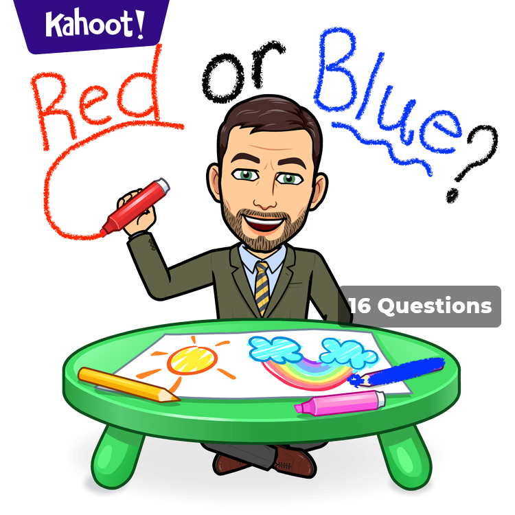 📕📘Color Quiz: Is it RED or BLUE? - Kahoot! Quiz