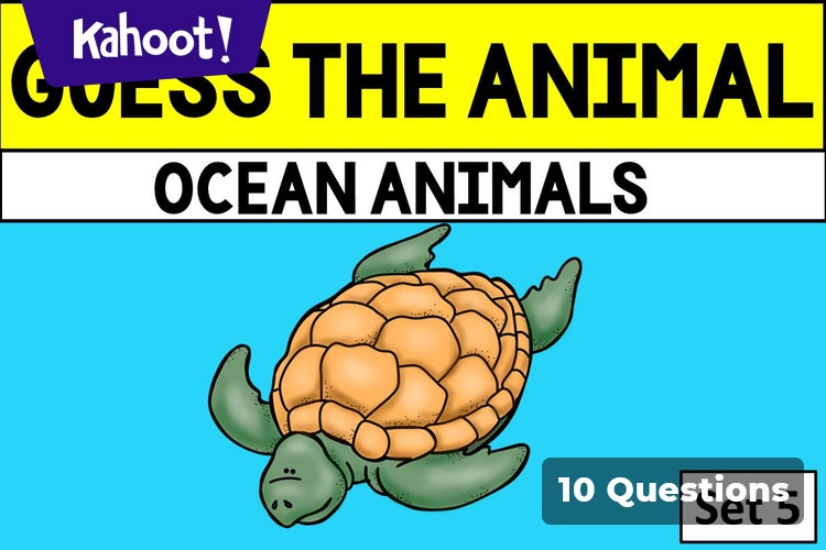 Guess the Animal - Ocean Animals - Set 5 - Kahoot! Quiz
