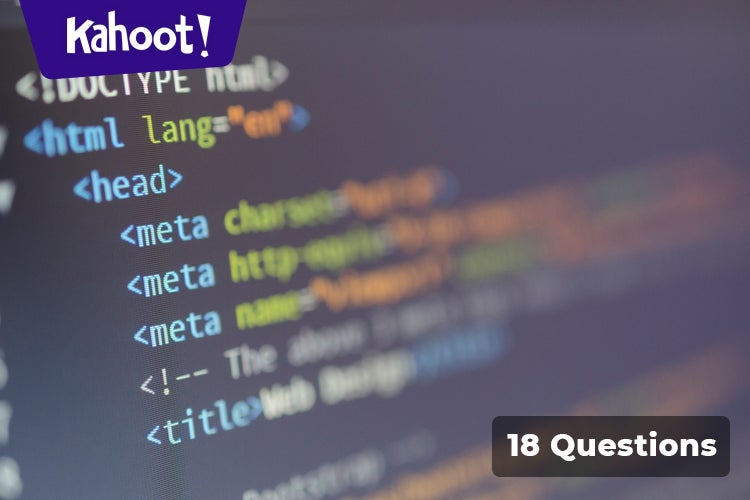 HTML - Kahoot! Quiz