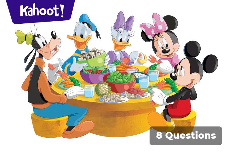 Food: Healthy choices with Mickey and Friends - Kahoot! Quiz