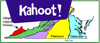VS2: Virginia Geography - Kahoot! Quiz