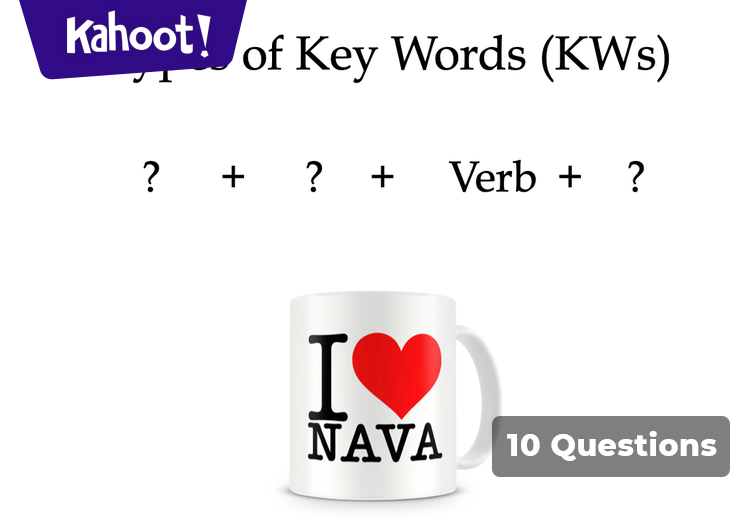 B5 - Understanding Key Words - Kahoot! Quiz