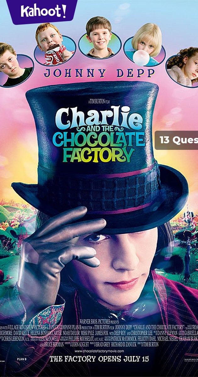 Before watching - Charlie and the Chocolate Factory (2005) - Kahoot! Quiz