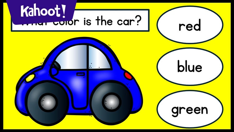 Color Words (Cars) - Kahoot! Quiz