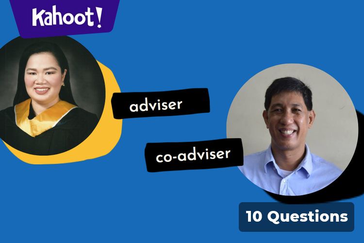 #SelfieKahoot: Advisers' Corner - Kahoot! Quiz