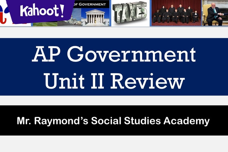 AP Gov. Unit 2 Review - Kahoot! Quiz