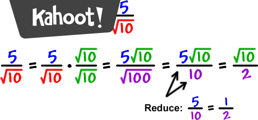 Rationalizing Denominators and Simplifying Radicals with Brainteasers ...