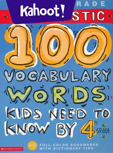 Words 4th Graders Should Know Group 1 - Kahoot! Quiz