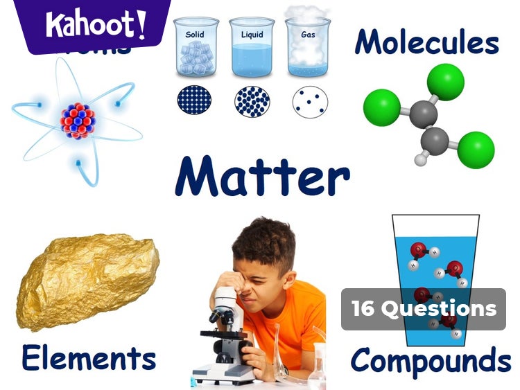 Classifying Matter & Parts of the Atom - Kahoot! Quiz