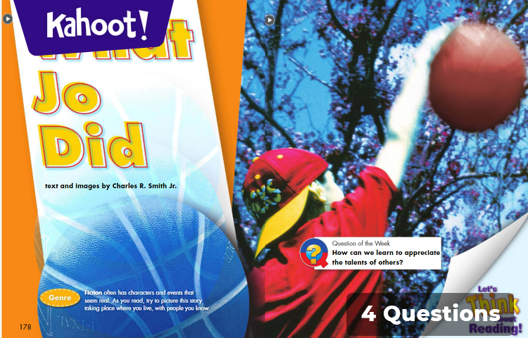 What Jo Did Selection Vocab - Part 1 - Kahoot! Quiz