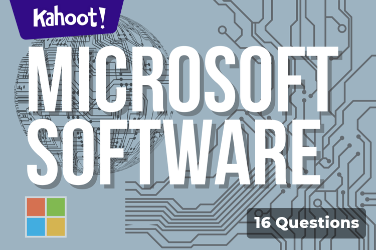 Microsoft Software Icons and Uses - Kahoot! Quiz