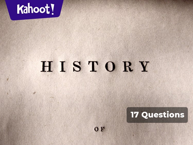 PFA: How do we study history? - Kahoot! Quiz
