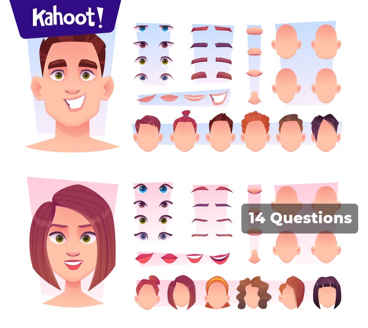 9. Face Part : Vocabulary Practice - Kahoot! Quiz