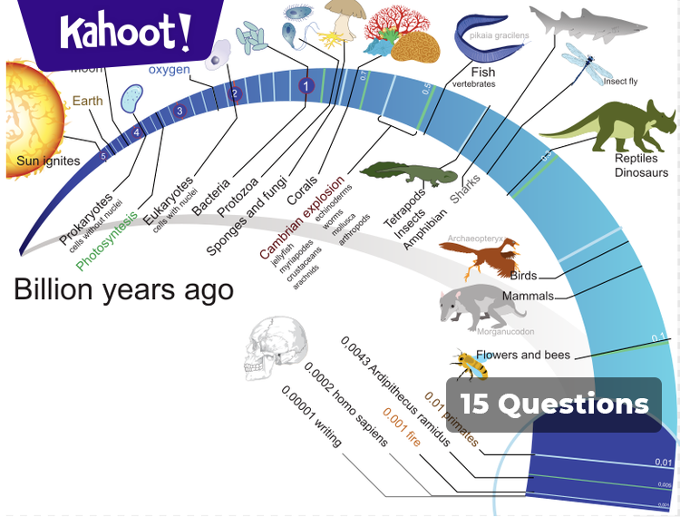 Biology B Evolution Unit Review - Kahoot! Quiz