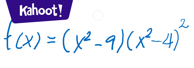 Review of College Algebra - Kahoot! Quiz